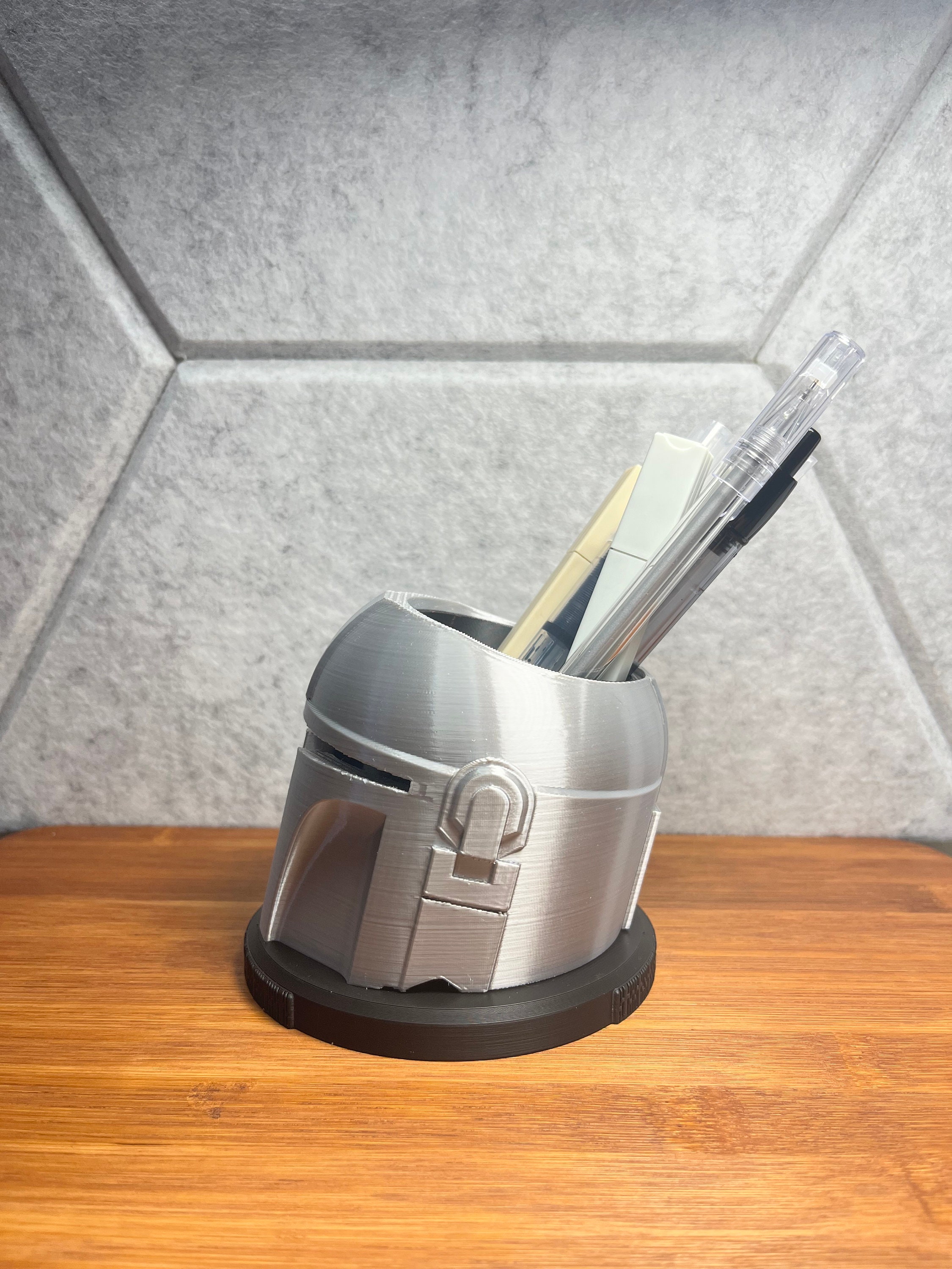 Star Wars Mandalorian Planter / Pencil Holder / Desk Accessory 3D ...