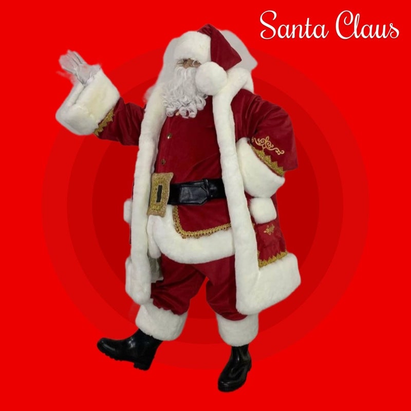 Santa Claus Costume - Etsy