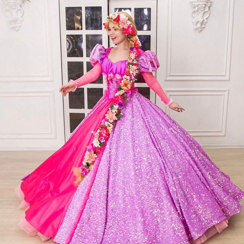 Rapunzel Prom Dress - Etsy