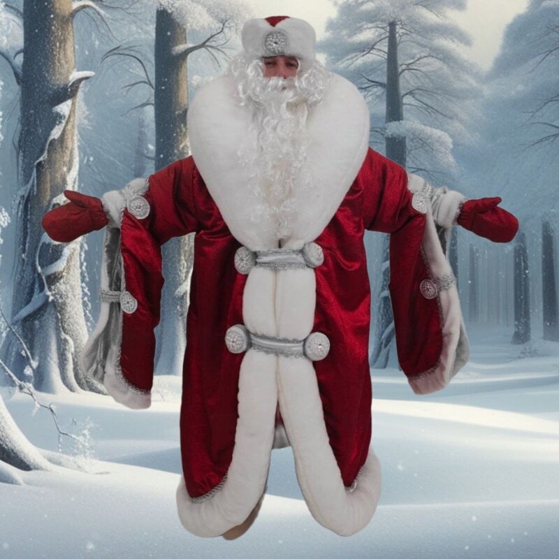 Santa Claus Costume - Etsy
