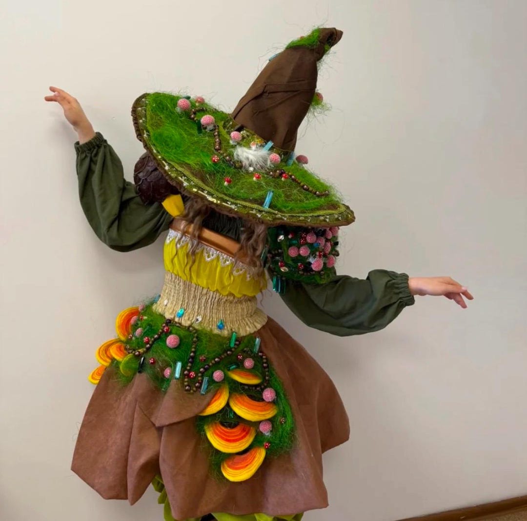 Forest Witch, Forest Wicked Fairy, Forest Elf. Costume for the Theater ...