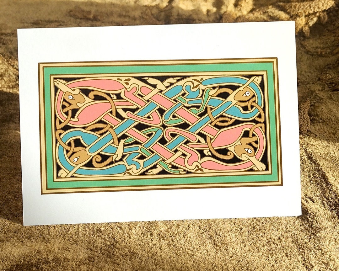 Lindisfarne Gospels- Early Medieval Insular Art- Illuminated Manuscript ...