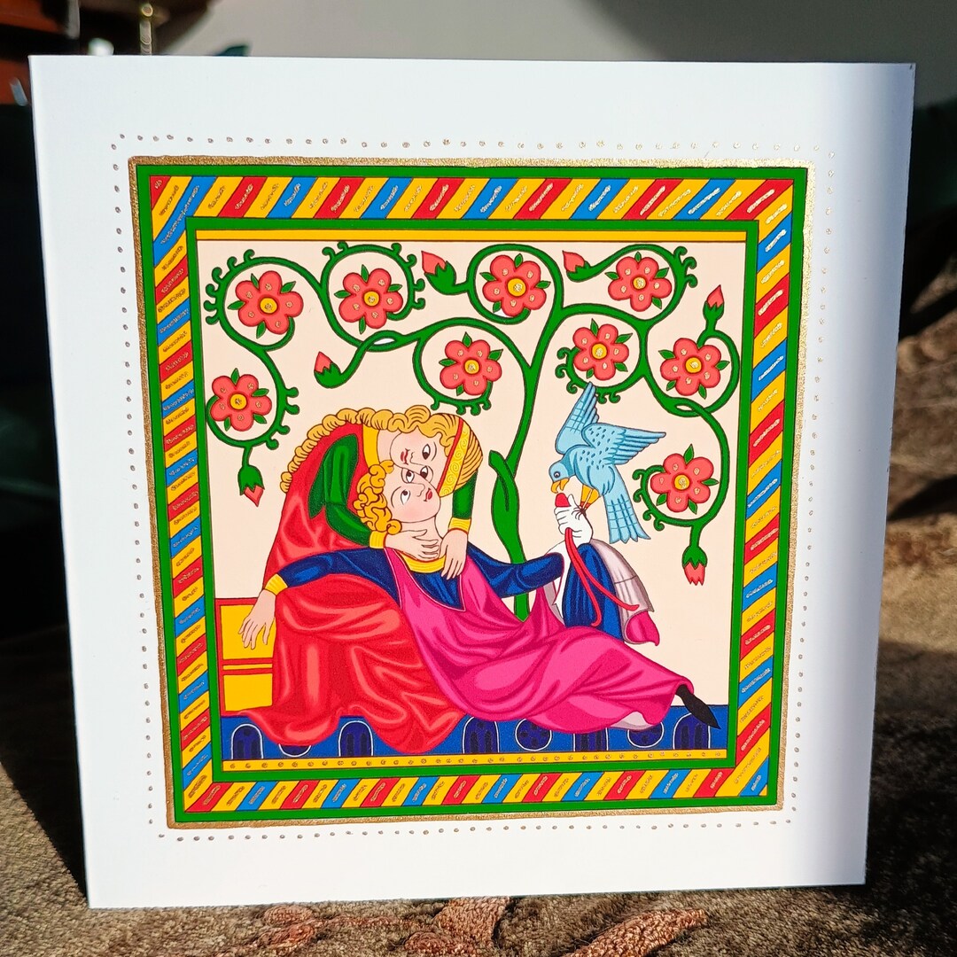 Medieval Art Engagement / Wedding / Anniversary / Valentine's Card ...