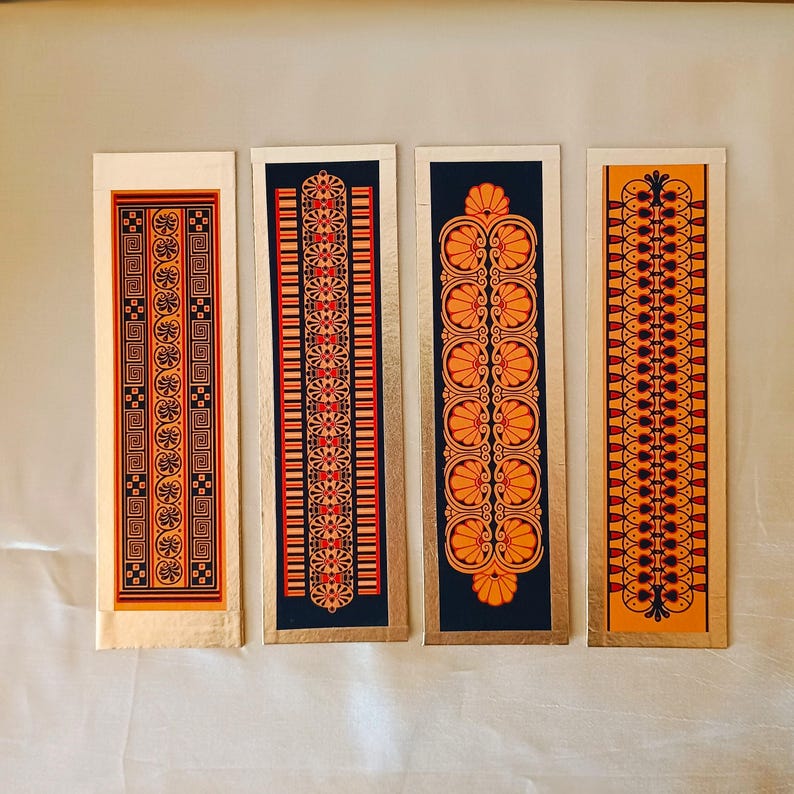 Ancient Greek Art Bookmarks Eco Friendly Plastic Free Gift Handmade - Etsy
