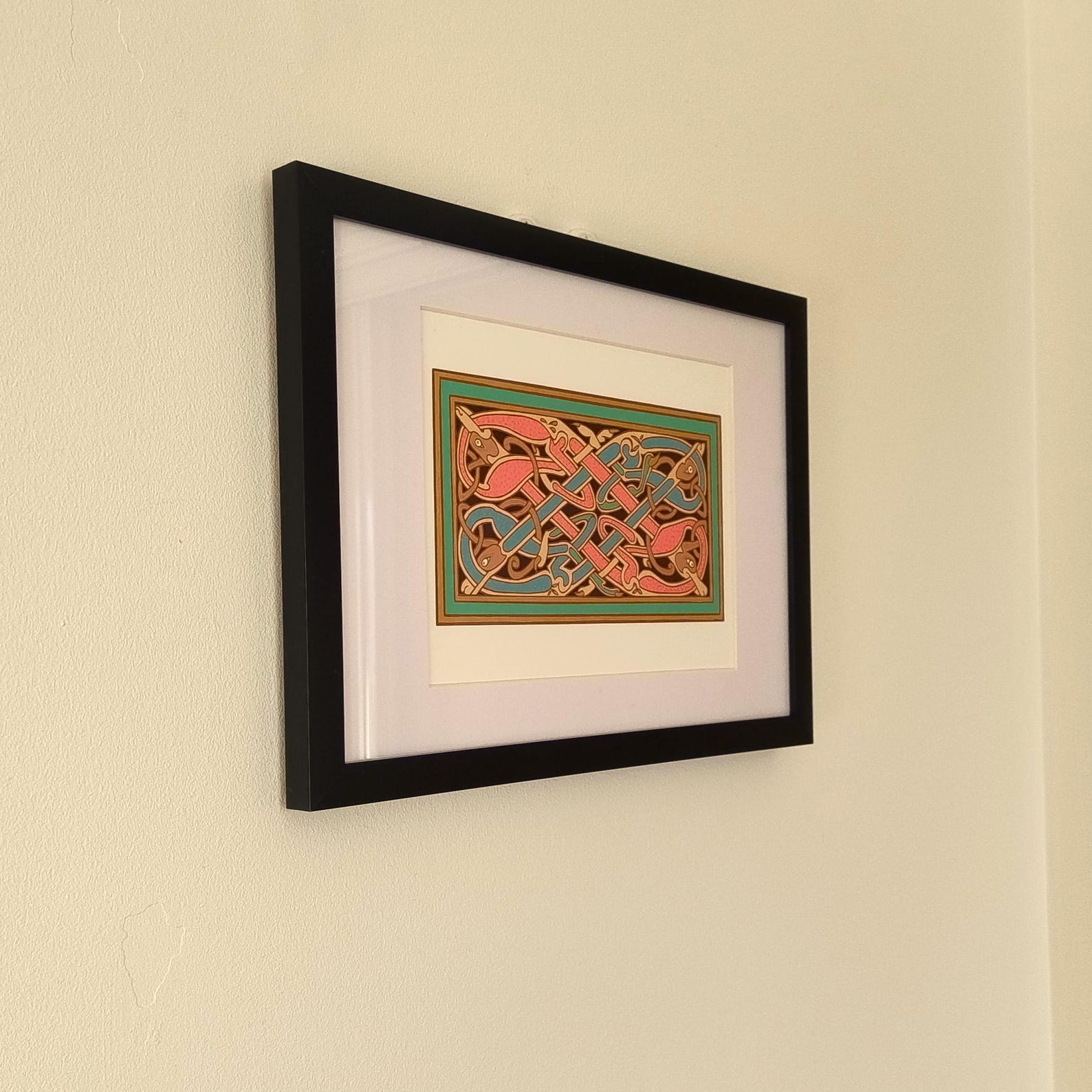 Lindisfarne Gospels Art Print - Early Medieval Insular Art- Illuminated ...