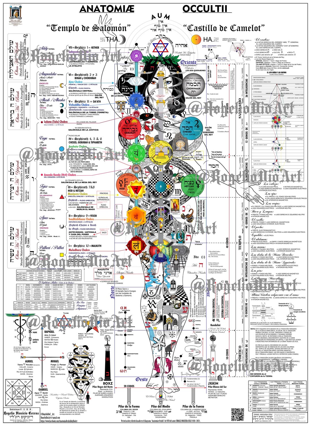 Occult Anatomy Poster - "anatomía Oculta" WOMAN- EVE- Edition.available ...