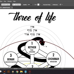 Kabbalah or Qabalah Tree of Life of the Jewish Mysticism Showing the ...
