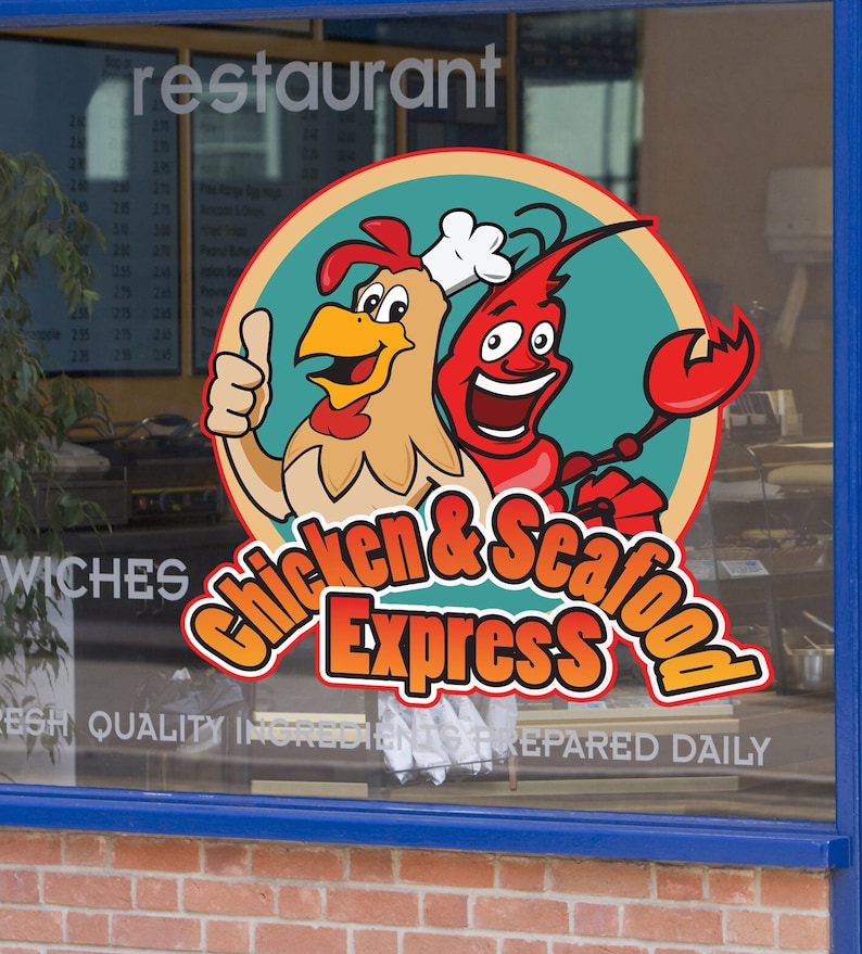 Custom Storefront Window Decals Window Sign Wall Art Wall Decals ...