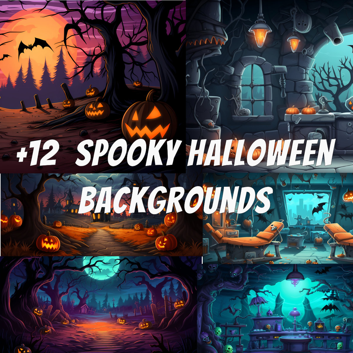 Massive Halloween Clipart Bundle. More Than 700 Transparent - Etsy