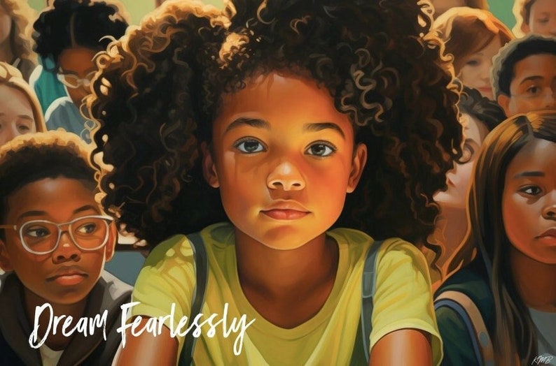 Dream Fearlessly: Inspirational Poster for All Places and Spaces - Etsy