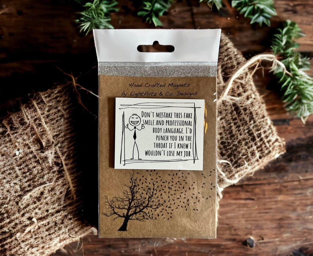 Funny Office Magnets, Work Life, Snarky - Etsy