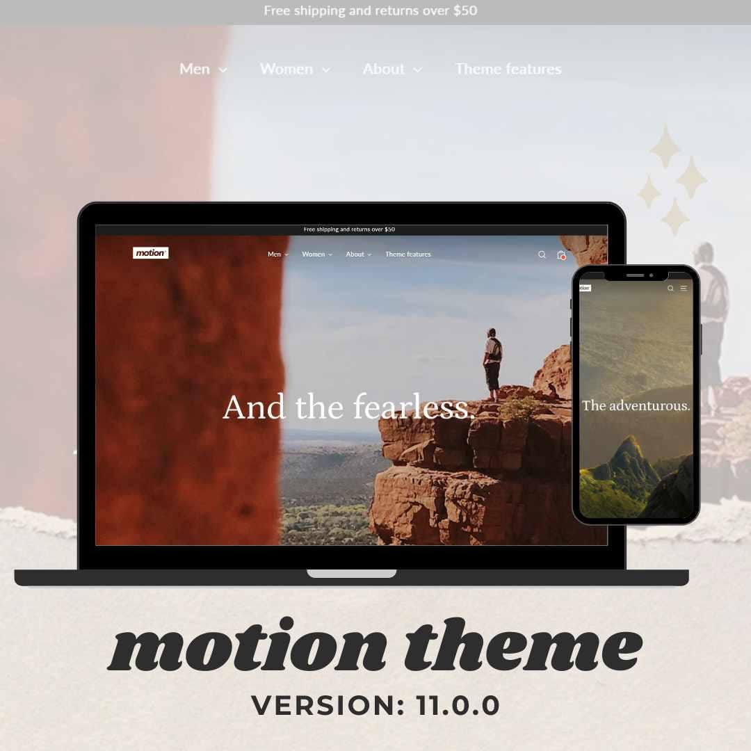 Shopify Theme for Luxury Special Brands - Mot-ion-themes (11.0.0) - Etsy