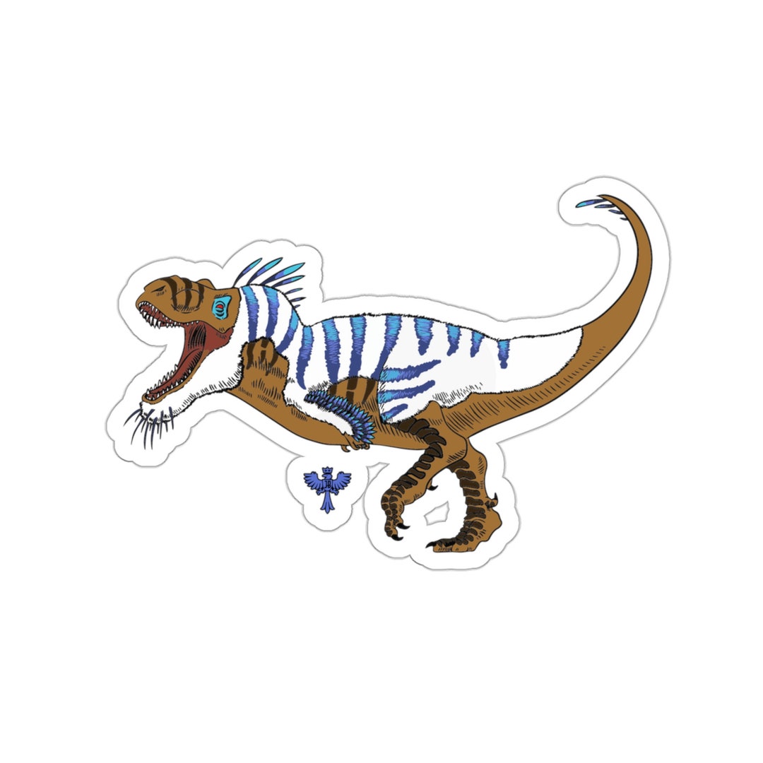 T-rex Sticker Dinosaur Sticker Funny Dinosaur Sticker - Etsy