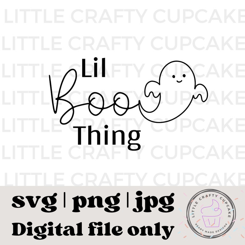 Lil Boo Thing SVG | Halloween SVG - Etsy