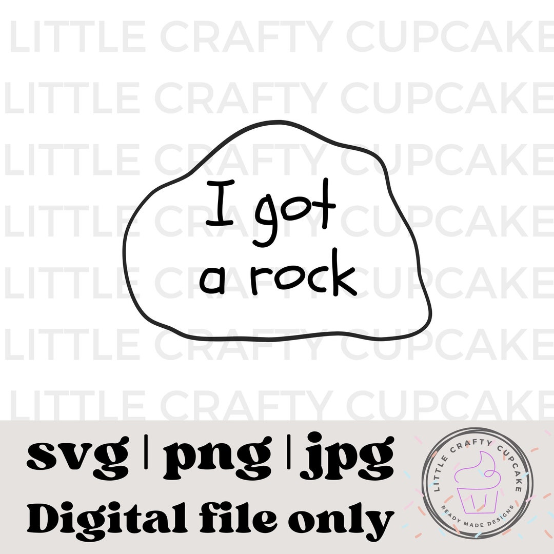 I Got a Rock SVG | Halloween SVG - Etsy