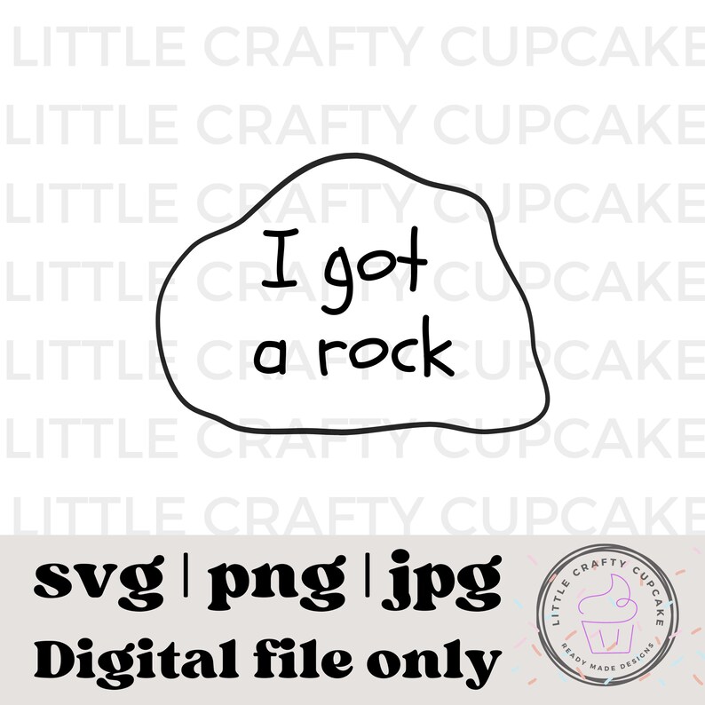 I Got a Rock SVG | Halloween SVG - Etsy