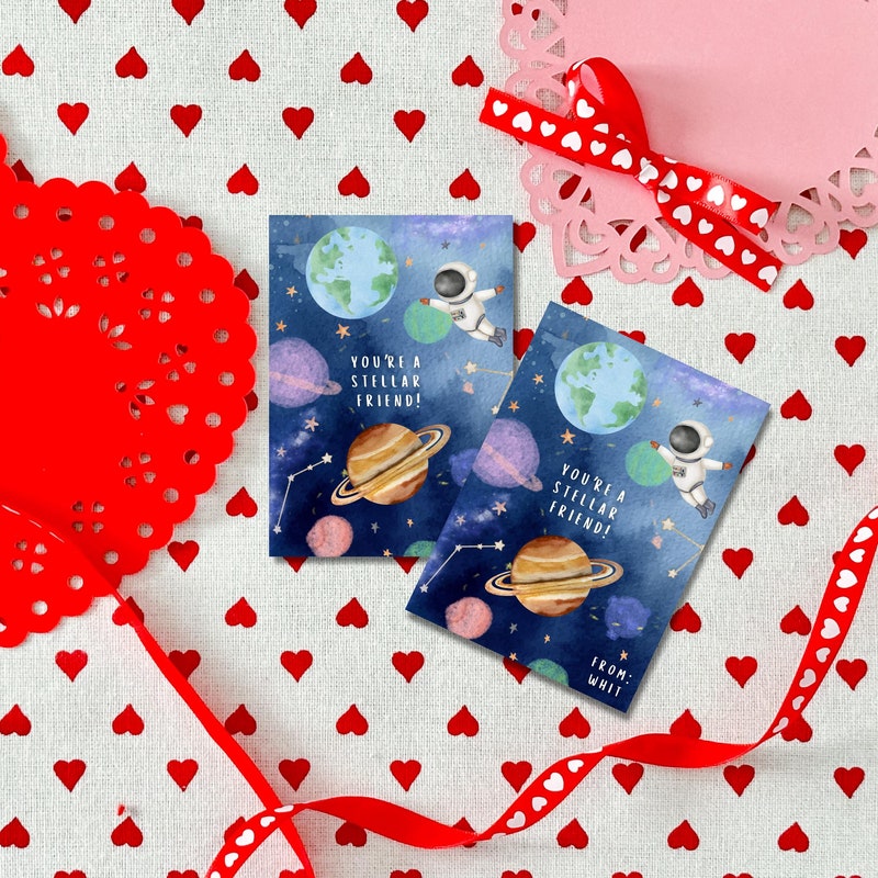 Space Valentine - Etsy
