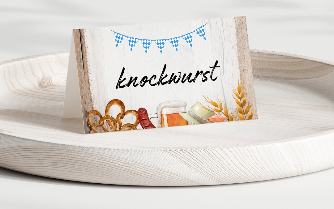 Printable Oktoberfest Buffet Cards Tented Buffet Cards Food - Etsy