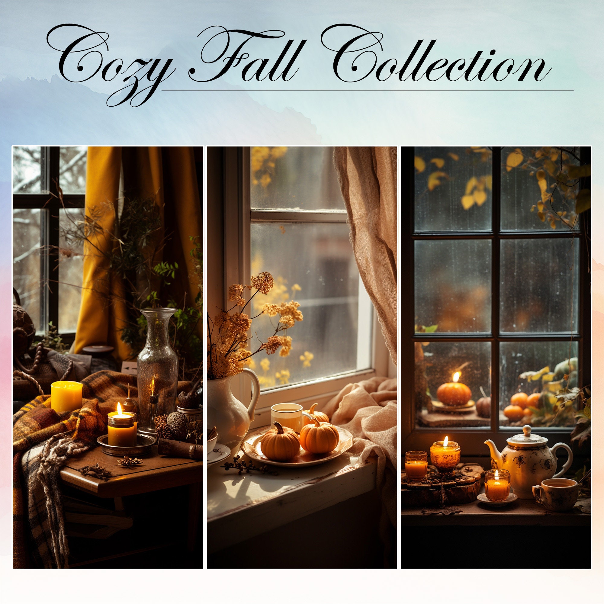 Cozy Fall Phone Wallpaper - Unique Set of 5 Images for Android and Ios ...