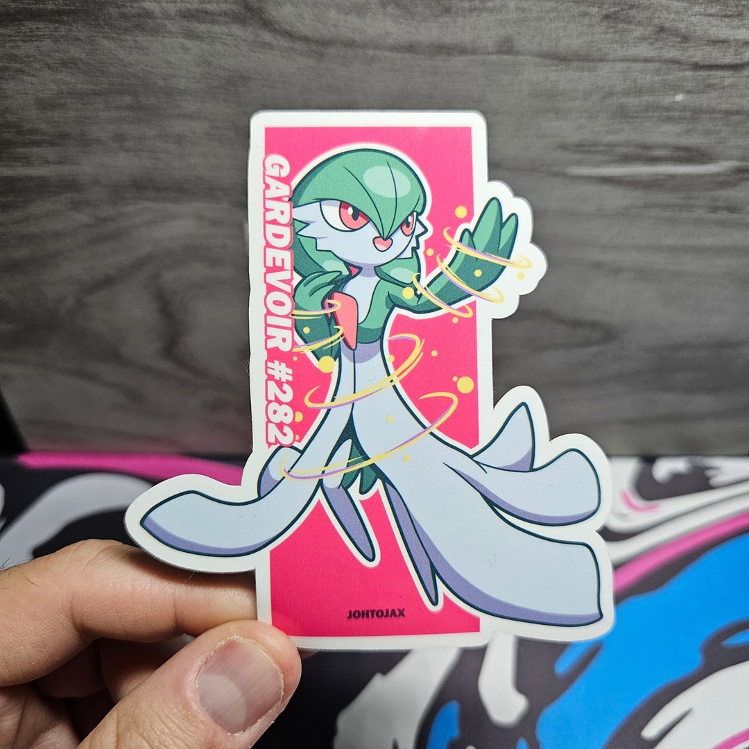Gardevoir Dex Sticker - Etsy