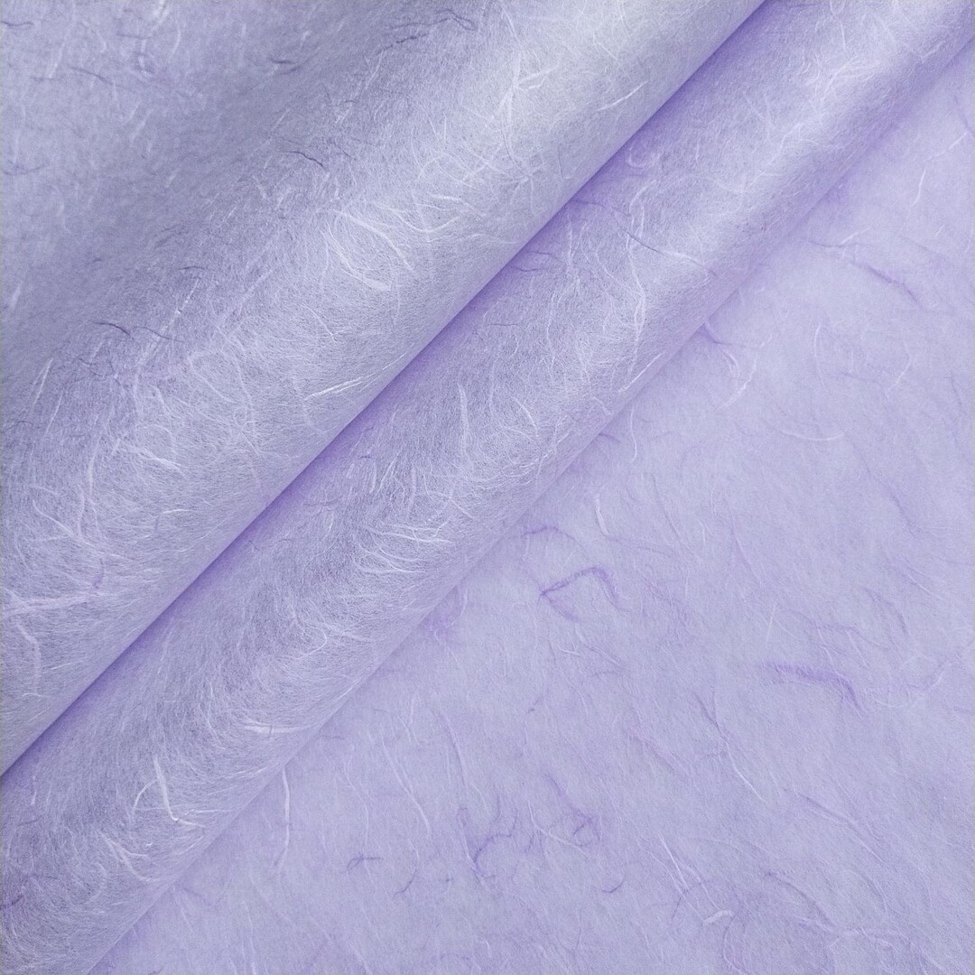 Unryu Kozo Washi Paper (heather Purple) - Thai Mulberry Paper by Kozo ...