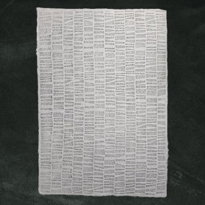 Handmade Lace Kozo Paper (egypt Pattern) - Thai Mulberry Paper by Kozo ...