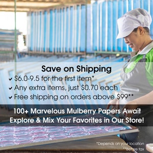 Handmade Buddha Leaf Kozo Paper natural Thai Mulberry Paper by Kozo ...
