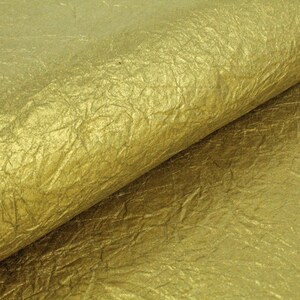 Momigami Gleaming Metallic Kozo Paper gold Thai Mulberry Paper by Kozo Studio - Etsy