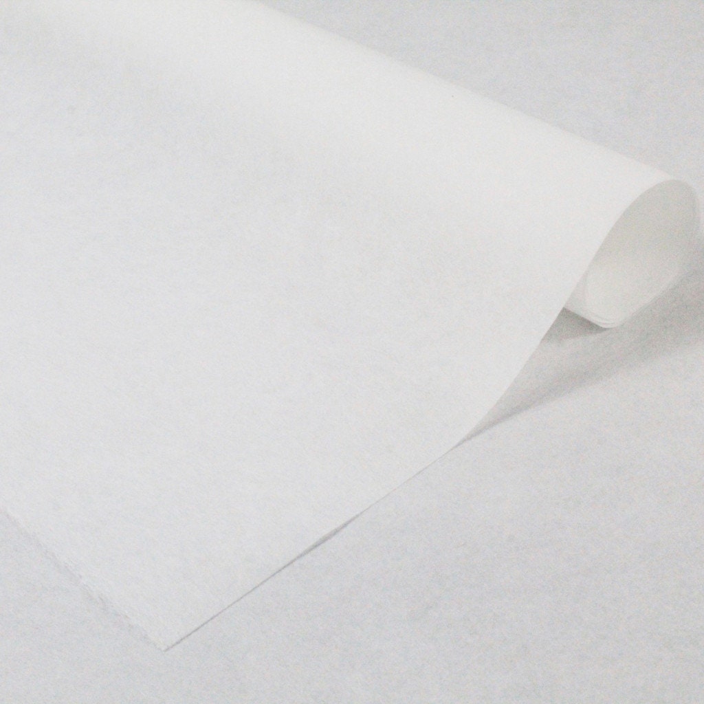 Solid-colored Kozo Washi Paper white Thai Mulberry Paper by Kozo Studio ...