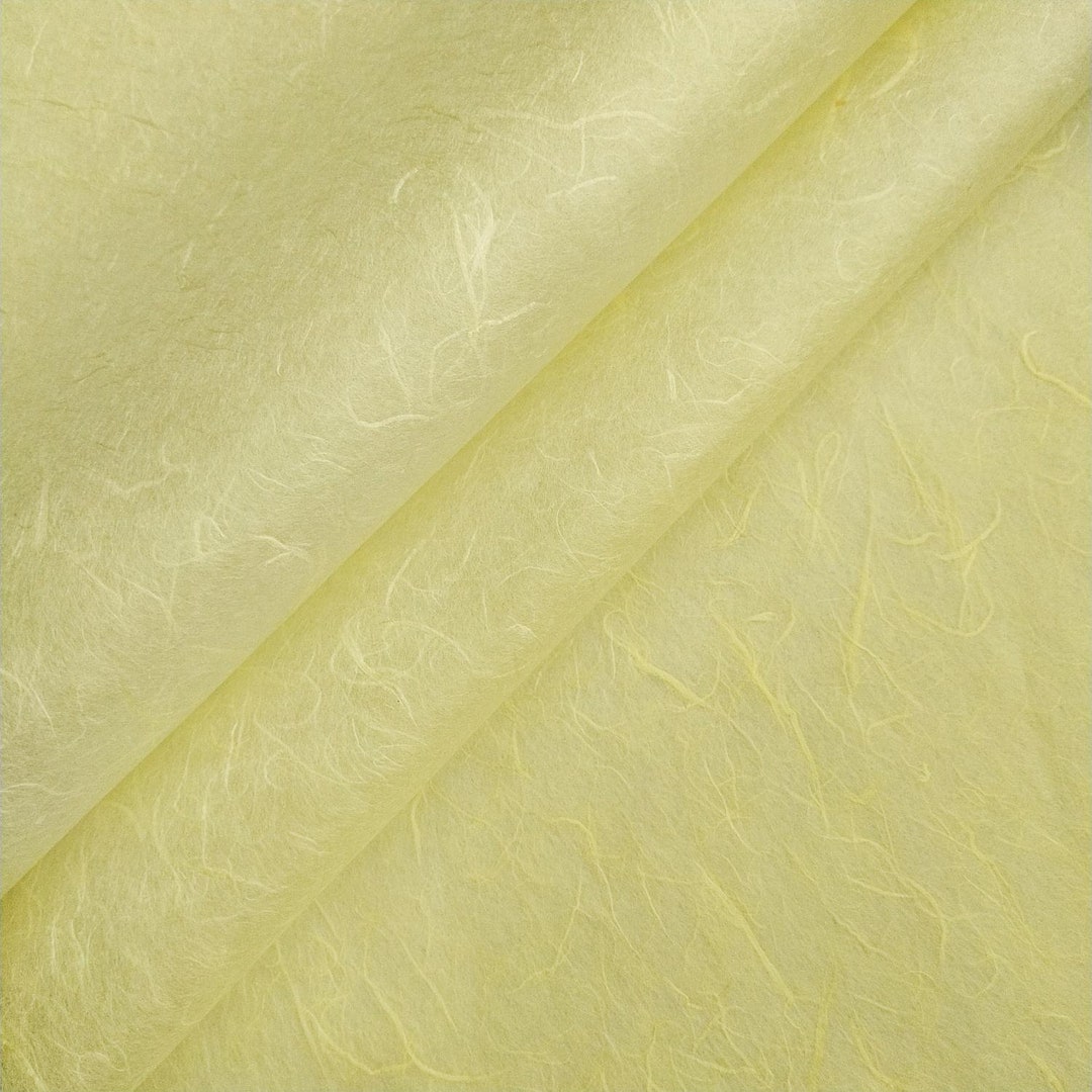 Unryu Mulberry Paper (lemon Yellow) by Kozo Studio - Etsy