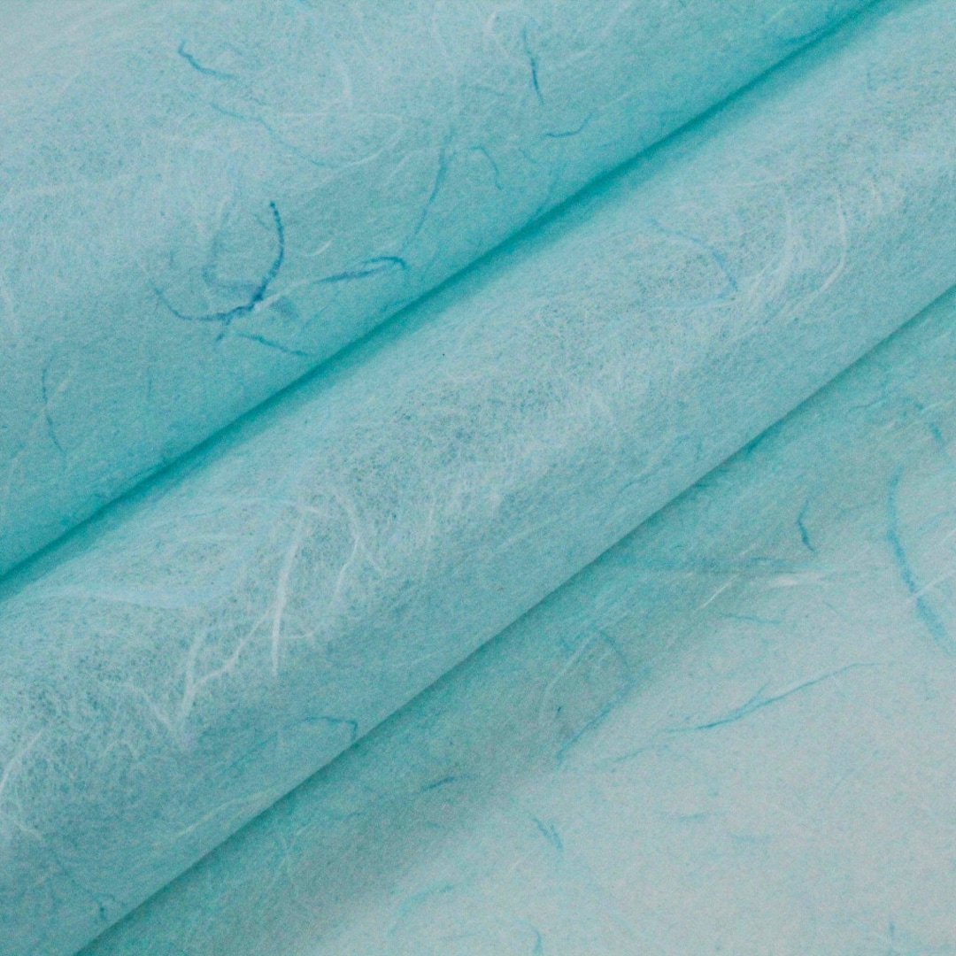 Unryu Kozo Washi Paper sky Blue Thai Mulberry Paper by - Etsy