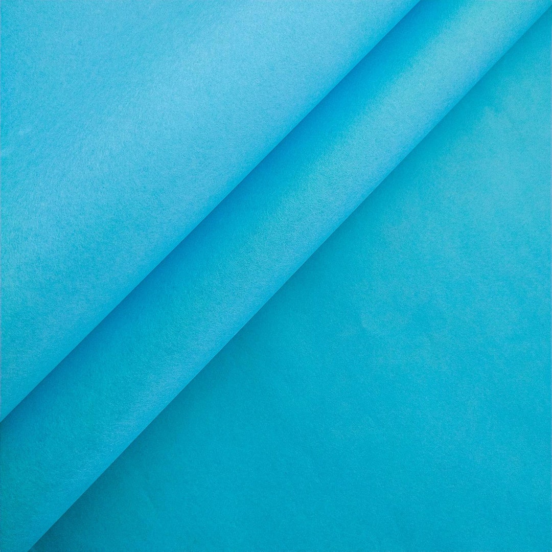 Solid-colored Mulberry Paper (atoll Blue) by Kozo Studio - Etsy
