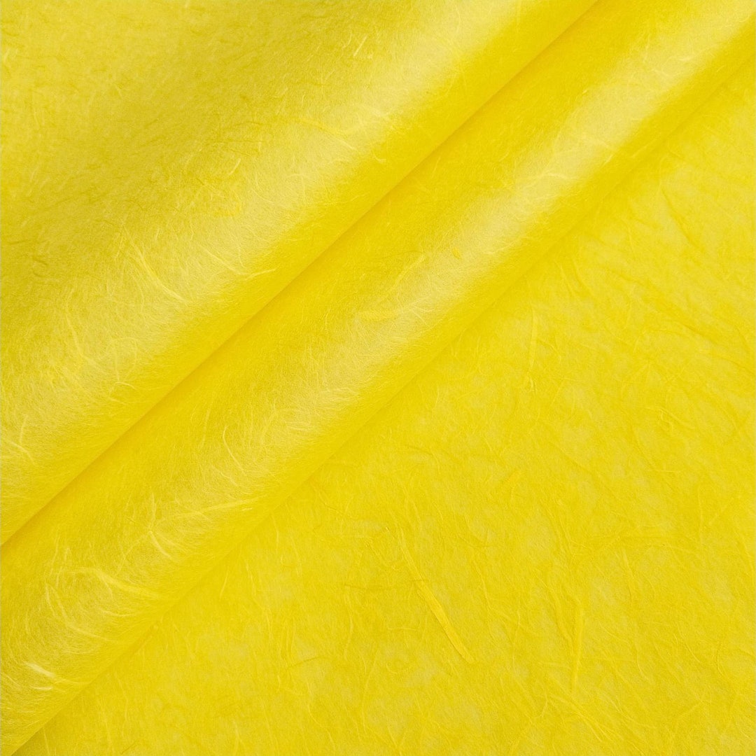 Unryu Mulberry Paper (canary Yellow) by Kozo Studio - Etsy