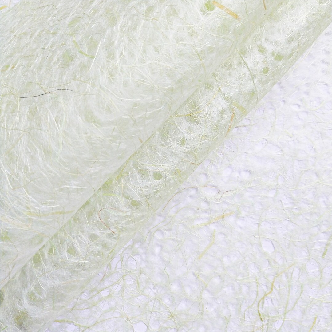 Asarakusui Lace Kozo Washi Paper (light Green) - Thai Mulberry Paper by ...