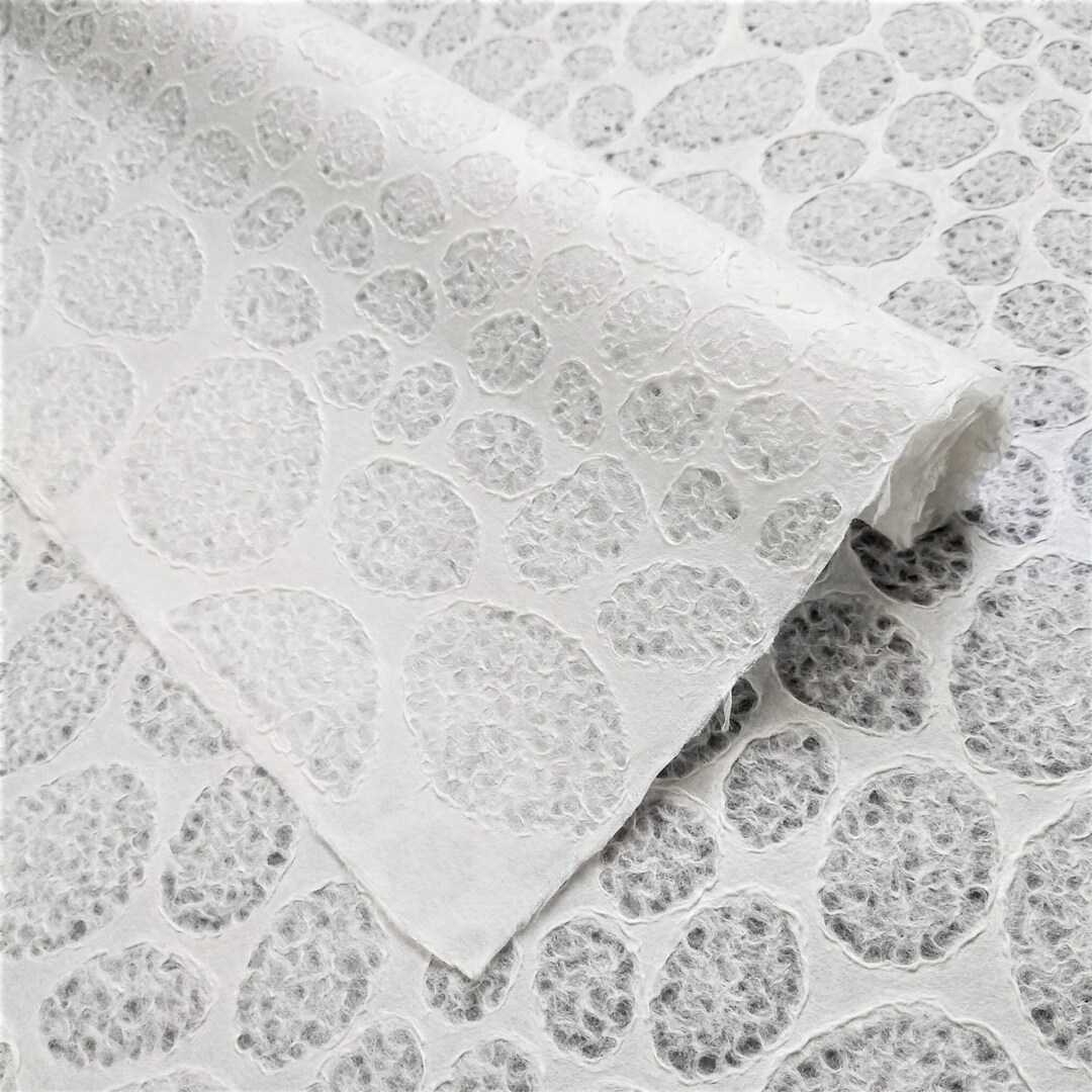 Handmade Lace Kozo Washi Paper (stone Pattern) - Thai Mulberry Paper by ...