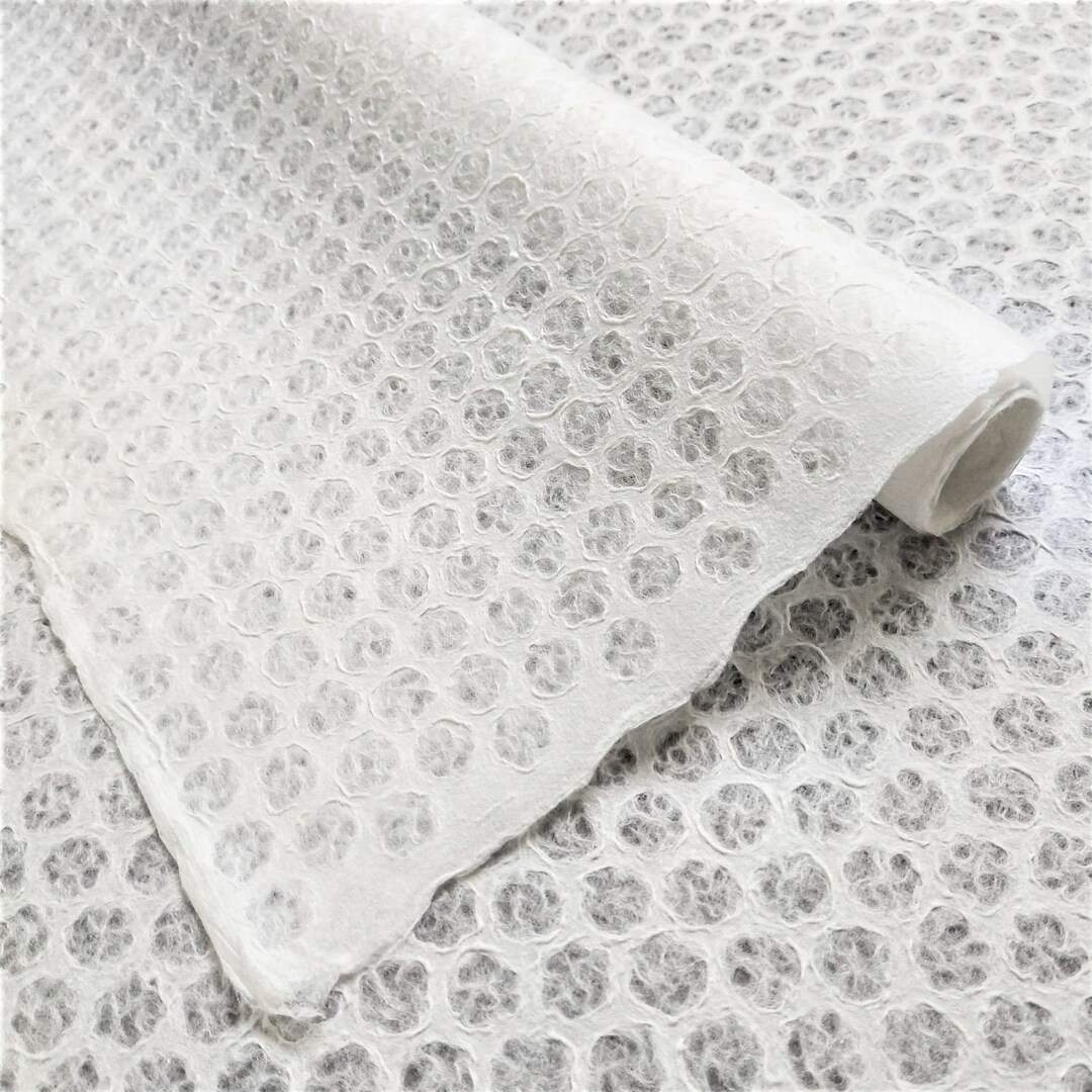 Handmade Lace Kozo Washi Paper (polkadot Pattern) - Thai Mulberry Paper ...