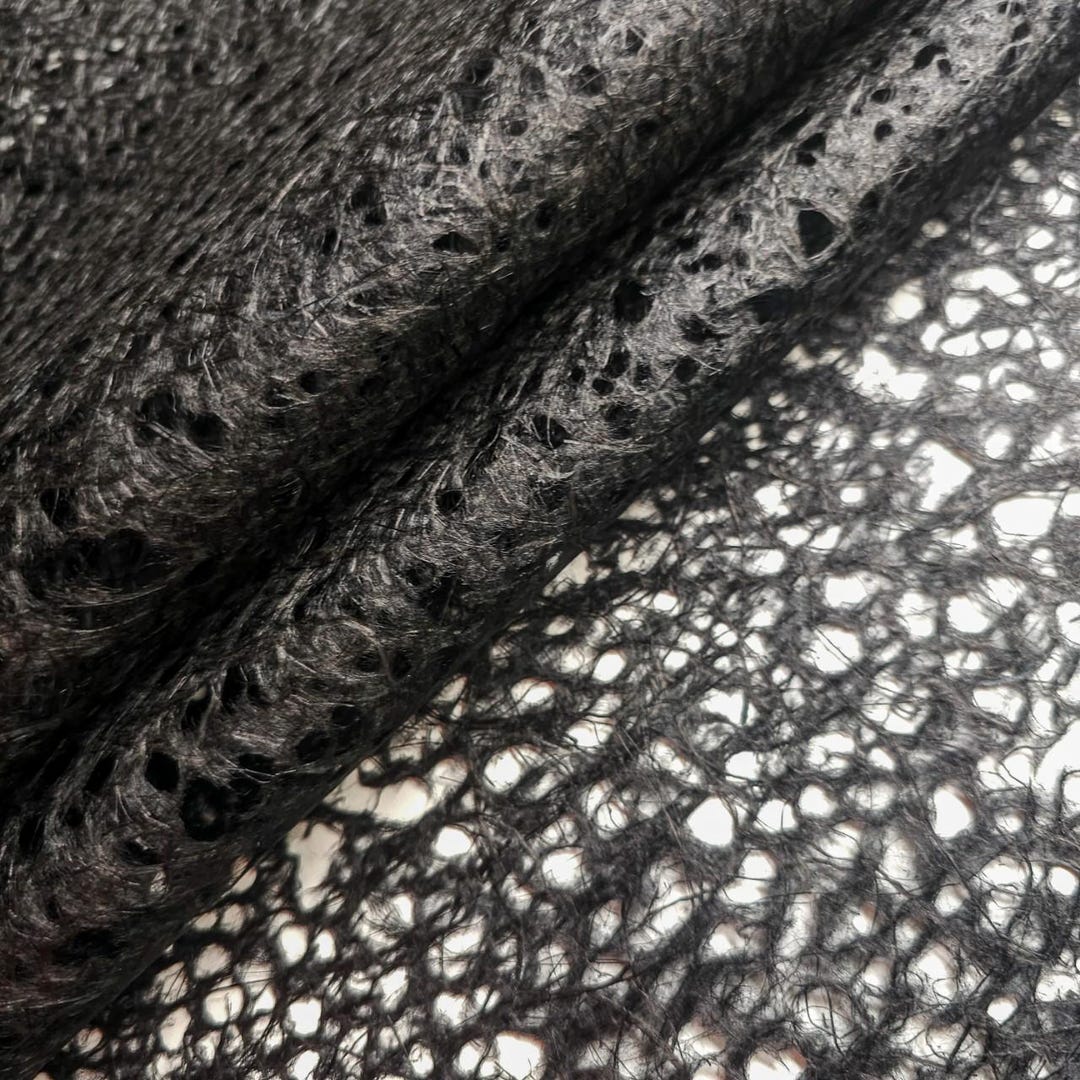 Asarakusui Lace Kozo Paper (black) - Thai Mulberry Paper by Kozo Studio ...
