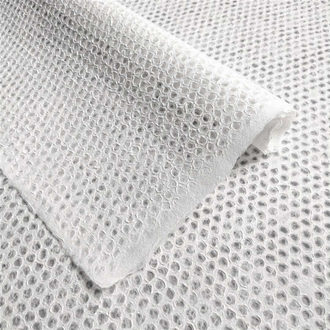 Handmade Lace Kozo Washi Paper (mini Dot Pattern) - Thai Mulberry Paper ...
