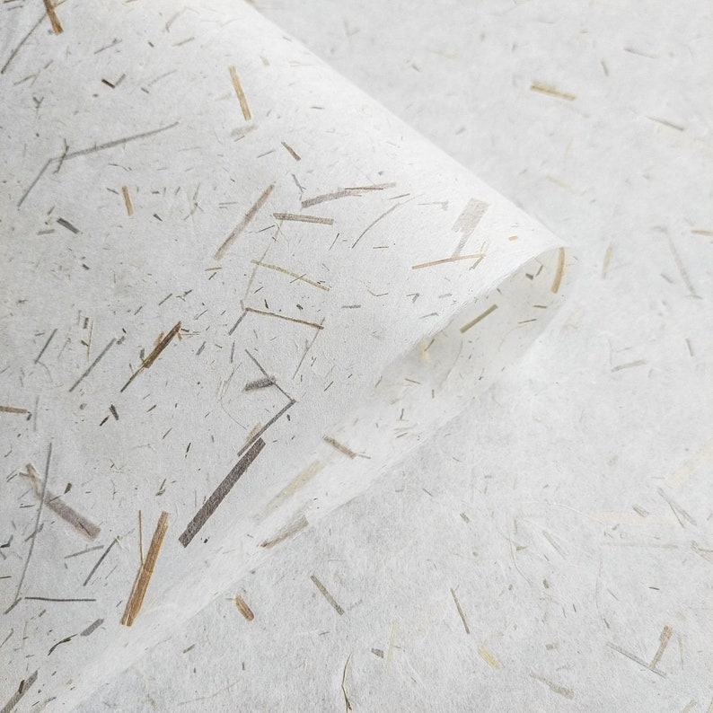 Rice Straw Confetti Mulberry Paperby Kozo Studio - Etsy