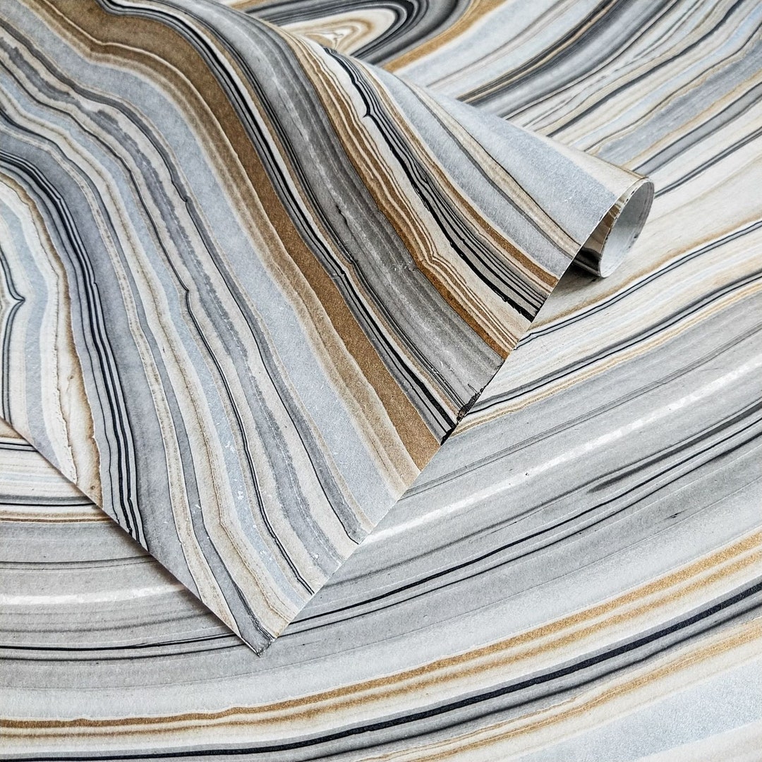Marble Mulberry Paper (design 1) by Kozo Studio - Etsy