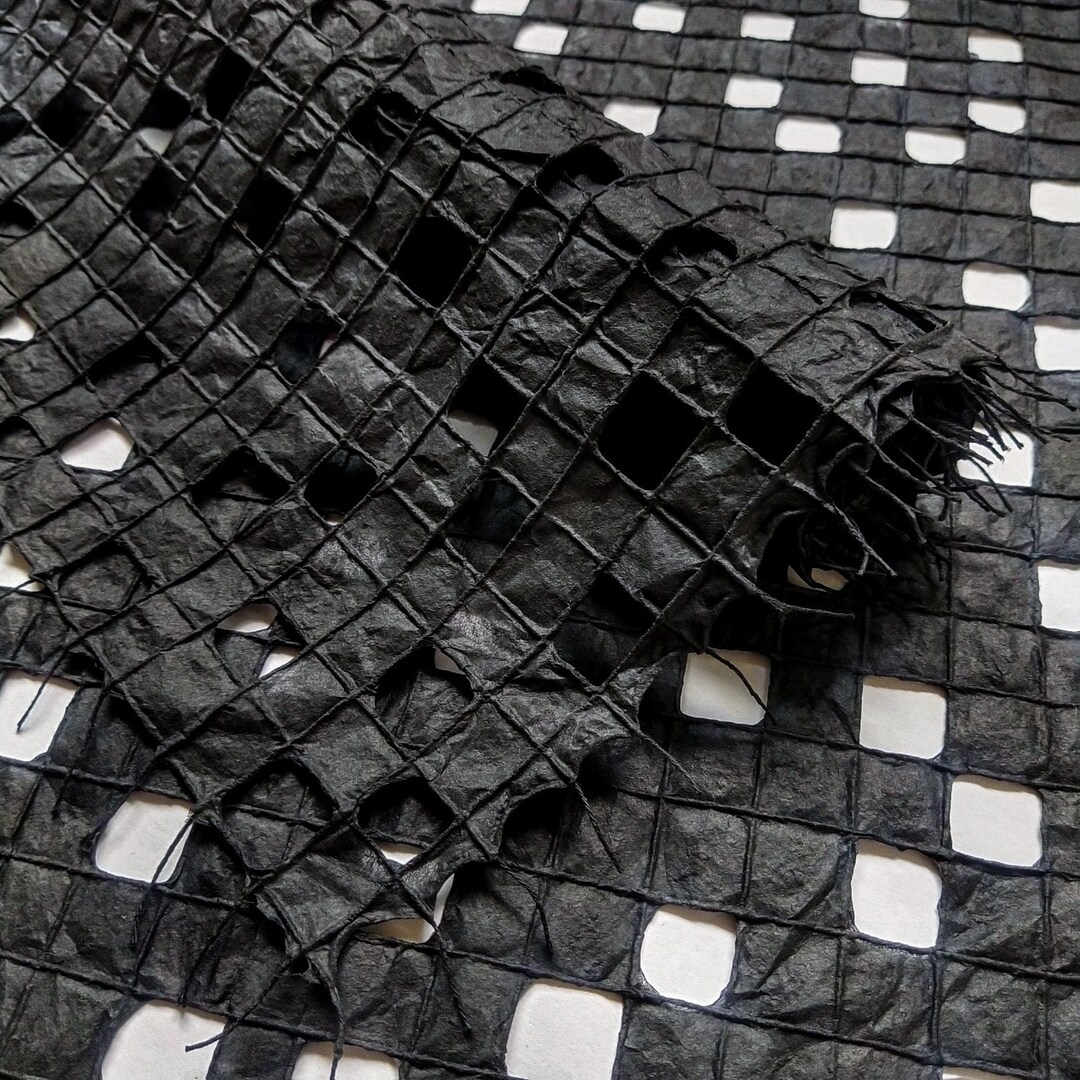 Handmade Kobe Kozo Paper (black) - Thai Mulberry Paper by Kozo Studio ...