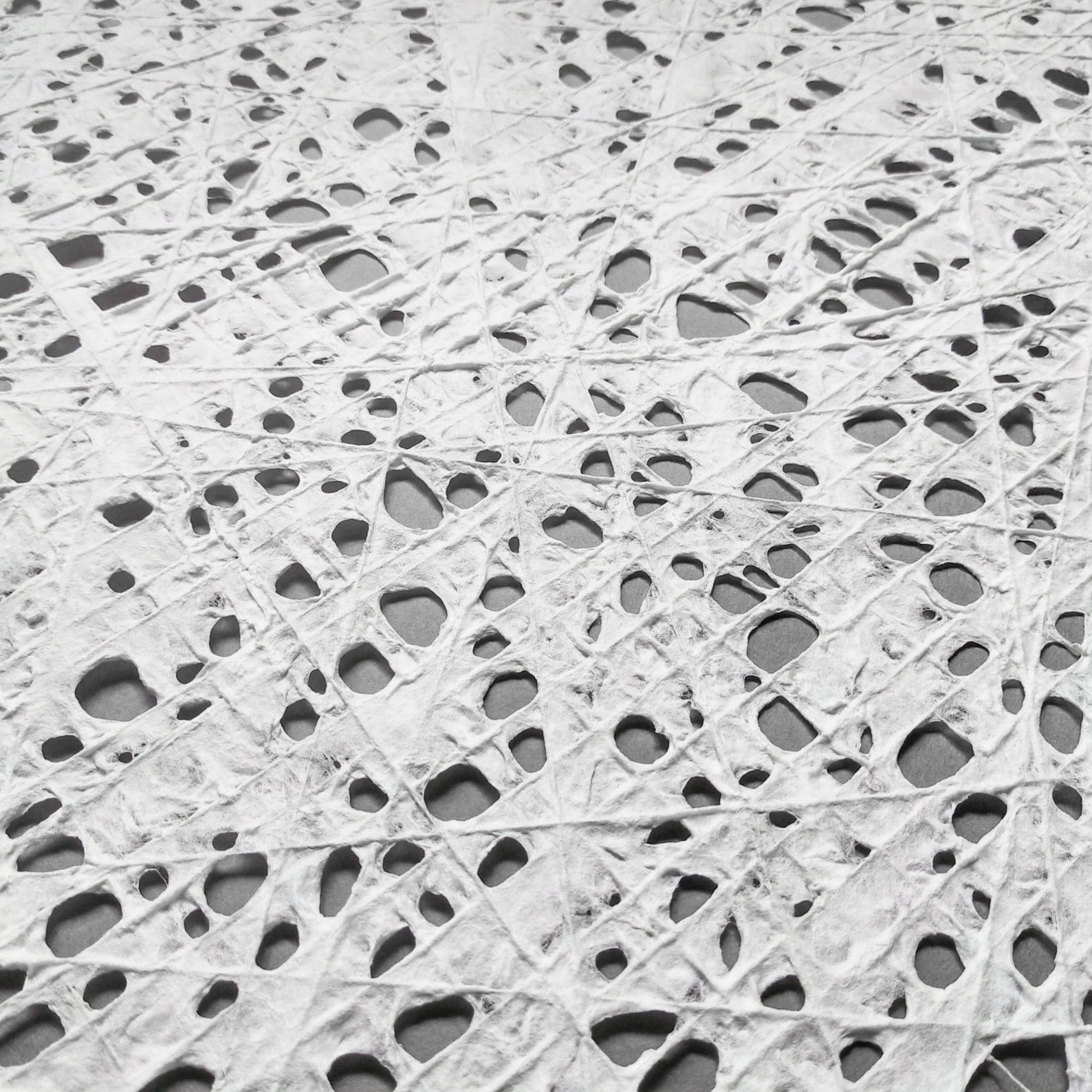 Handmade Fishnet Kozo Paper (white) - Thai Mulberry Paper by Kozo ...