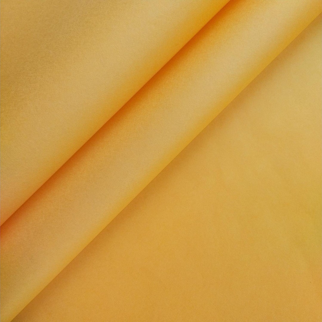 Solid-colored Kozo Paper (saffron) - Thai Mulberry Paper by Kozo Studio ...
