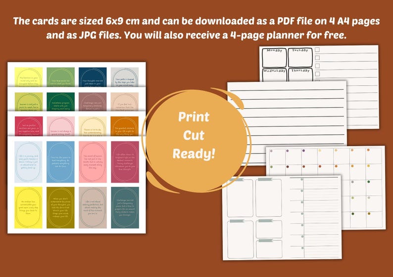 Digital Inspirational Quote Card,motivational Affirmation,daily ...