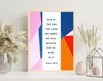 Printable Bible Verse Art this is the Day the Lord Has - Etsy