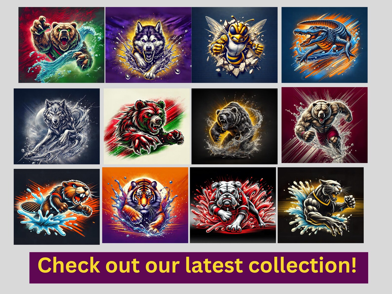 Beaver Tumbler Wrap Png | Collage Tumbler | 20 Oz Skinny Tumbler ...