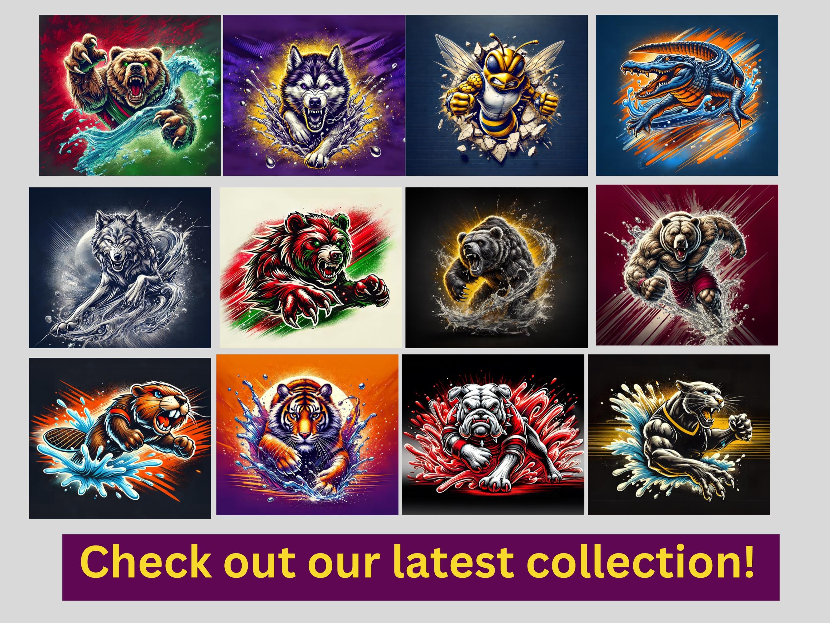 Beaver Tumbler Wrap Png | Collage Tumbler | 20 Oz Skinny Tumbler ...