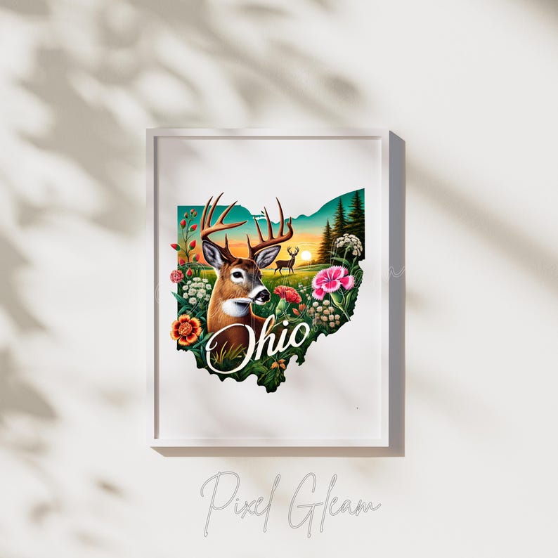 Ohio Png, Ohio State Map, Ohio Map Shape, Ohio Map Shape Png, Ohio ...