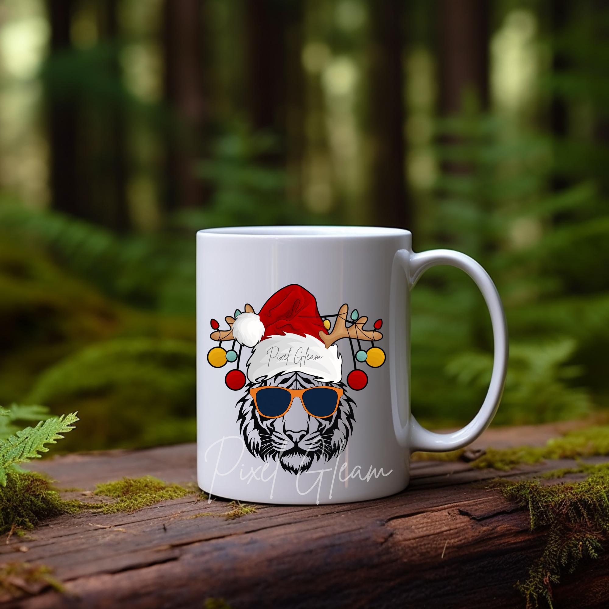 Tiger Christmas Png, Instant Download, Digital Download, Holiday Season ...