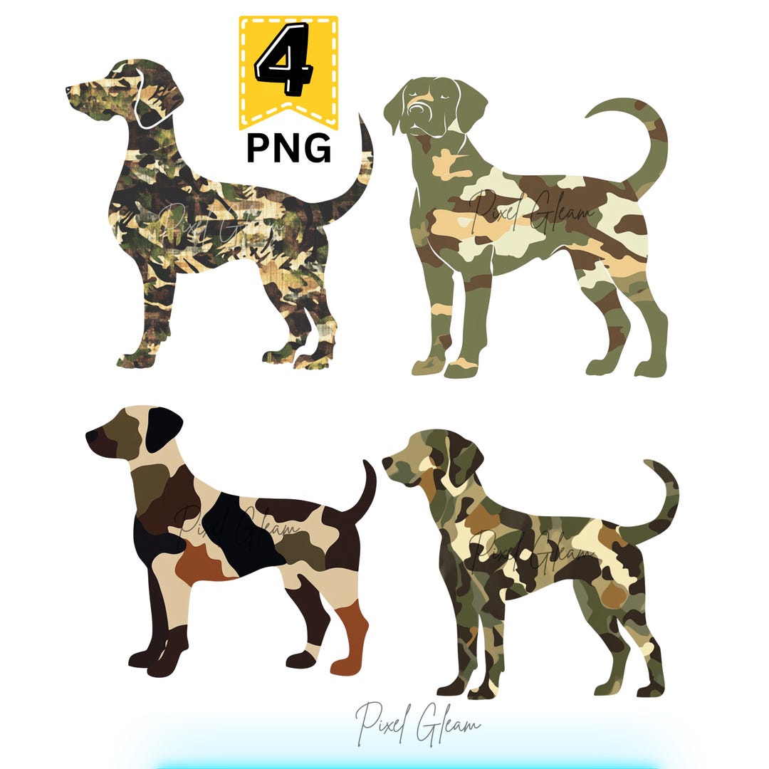 Old School Camo Hunting Dog PNG | Labrador Retriever| Duck Hunting ...
